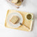 Yellow Striped Linen Coated Tray by Fog Linen Work – The Kitsune & Co.