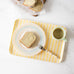 Yellow Striped Linen Coated Tray by Fog Linen Work – The Kitsune & Co.
